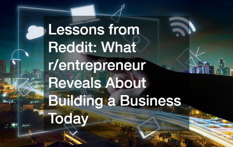 Lessons from Reddit What r/entrepreneur Reveals About Building a ...